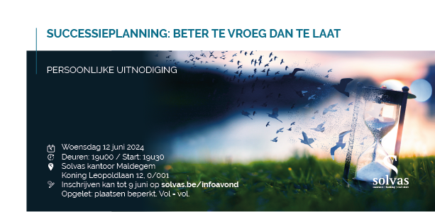 Solvas bank, verzekering, vastgoed - Infoavond